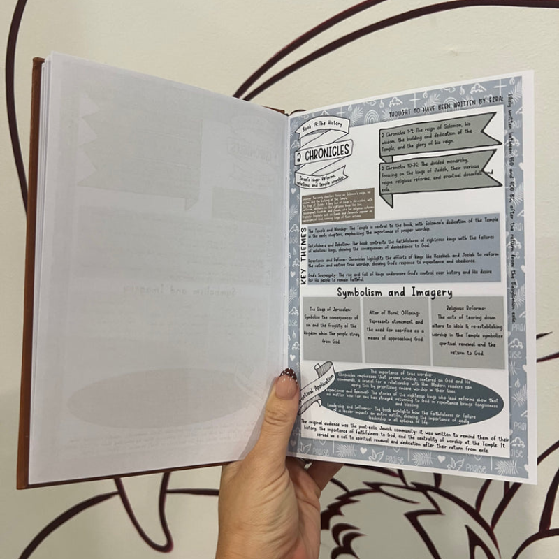 Bible Study Guide Journal – 66 Pages - G – Saints Label