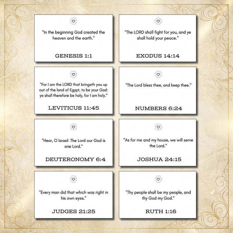 Bible Memory Verse Cards (Printable) – Saints Label